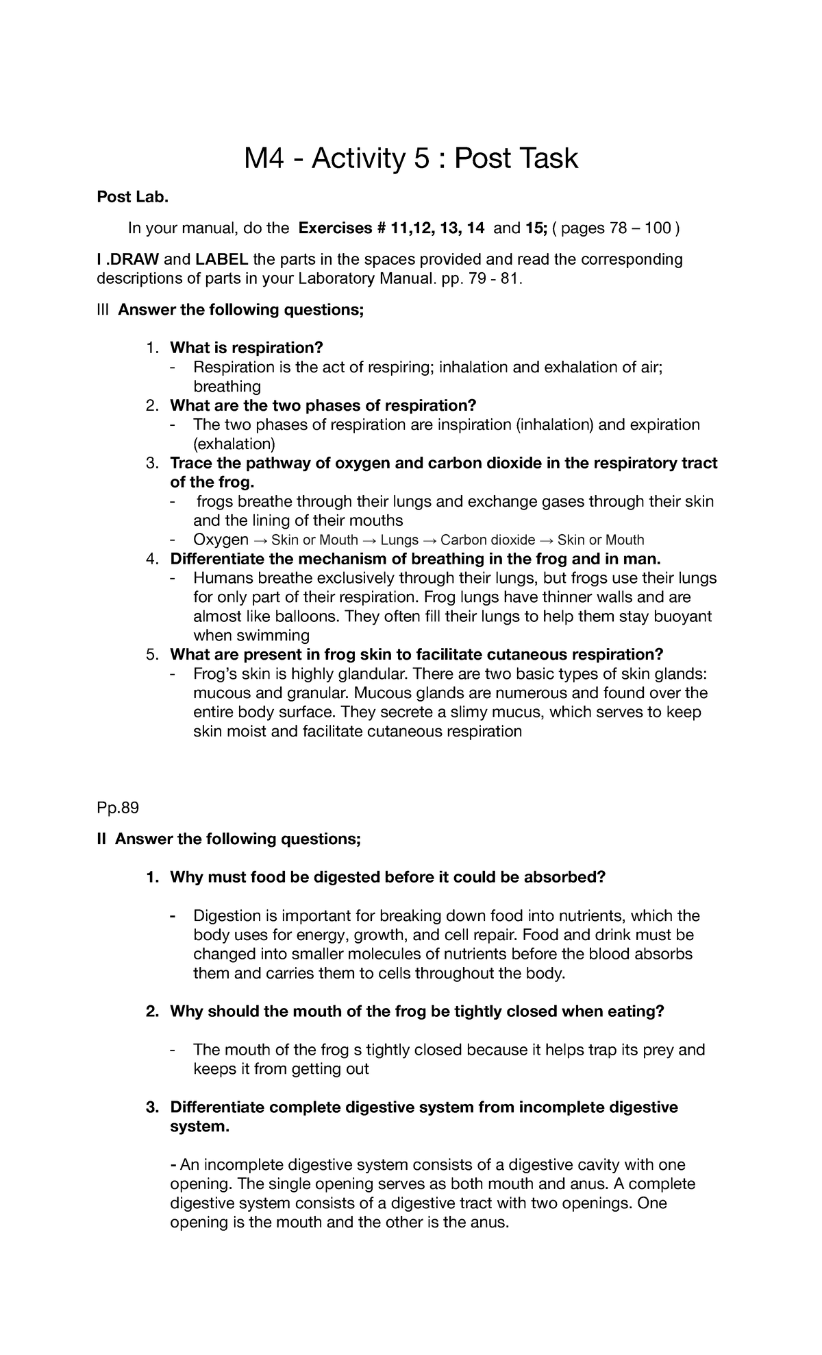 M4-Act5-Post task - Module 4 Activity 5 Post task - Zoology - M4 ...