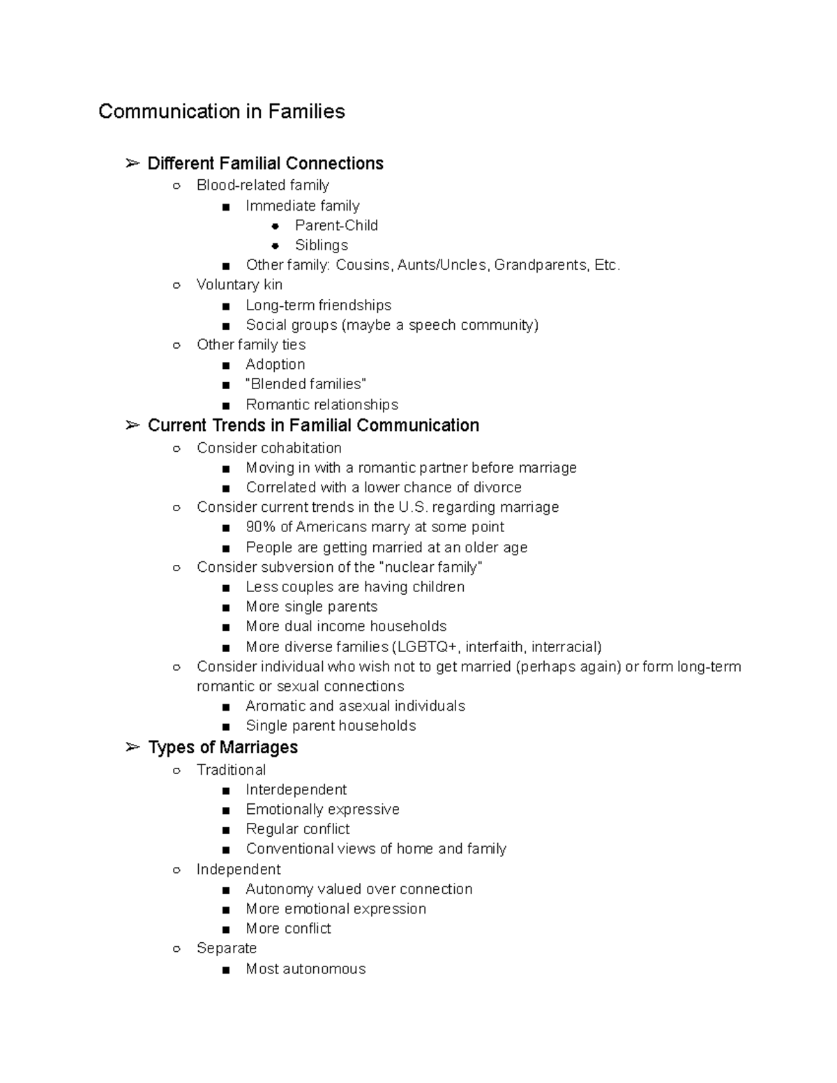 Ch 12 Intro Interpersonal - Communication in Families Different ...