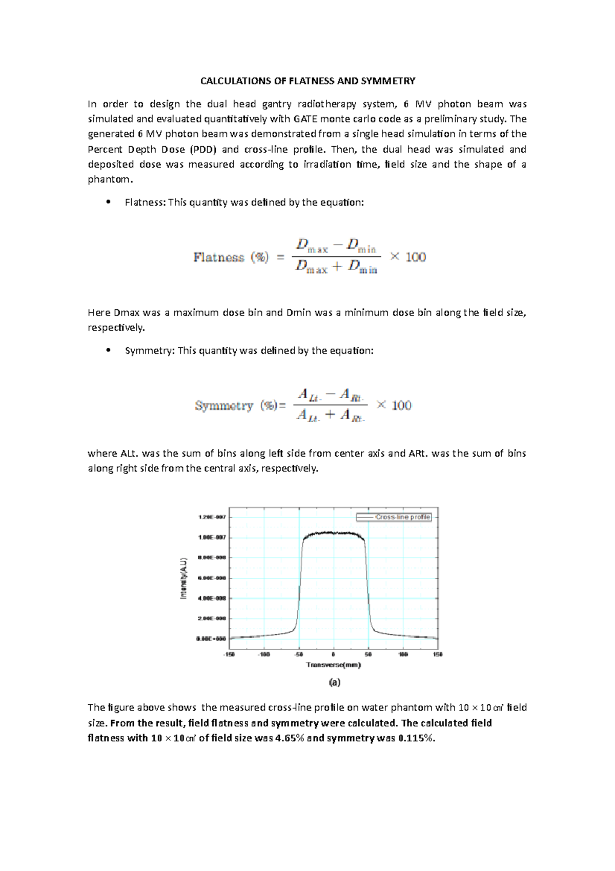 Calculations OF Flatness AND Symmetry - ANA Andrade Reyes ...