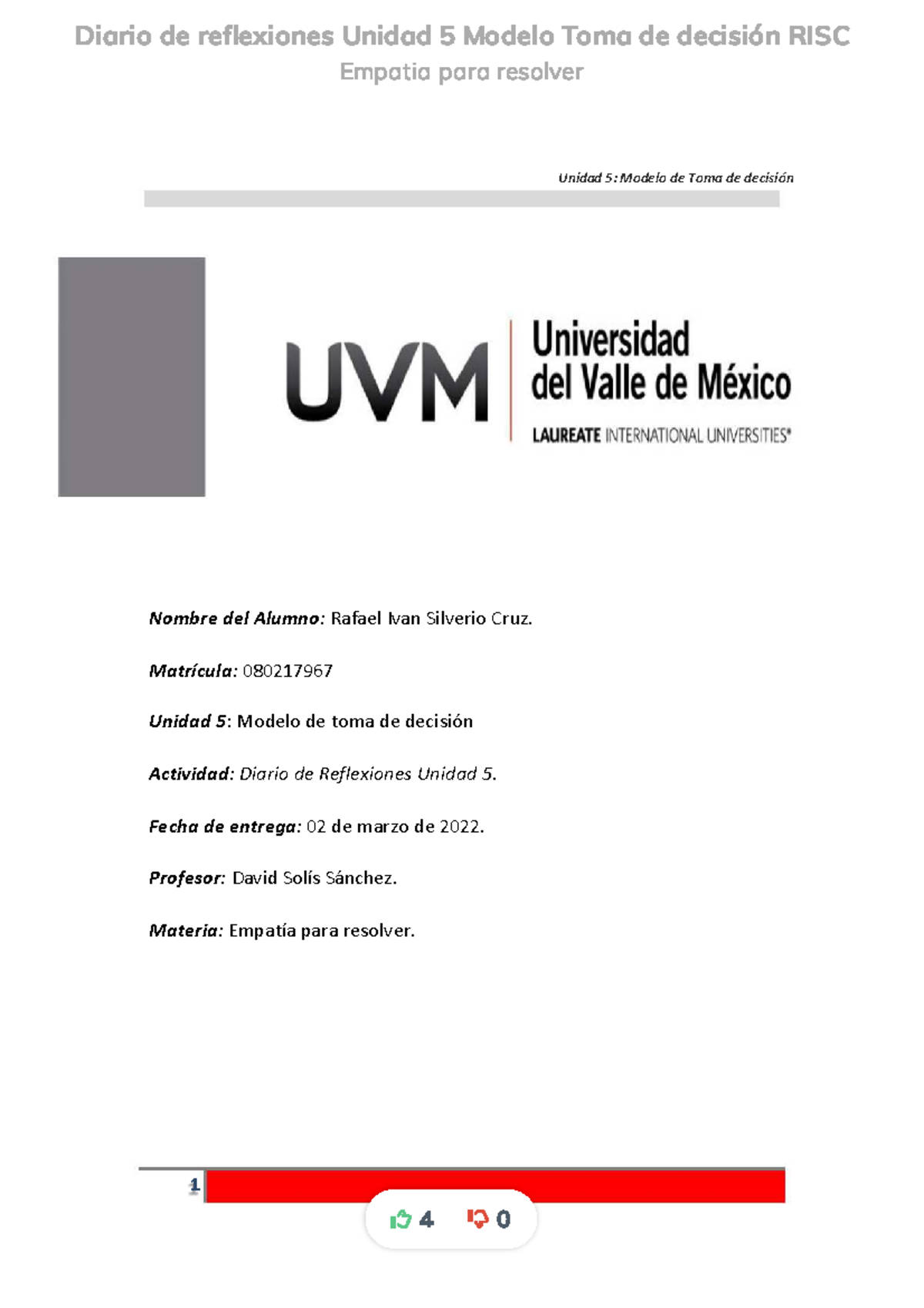 Diario-de-reflexiones-unidad-5-modelo-toma-de-decision-risc compress - Diario de reexiones ...