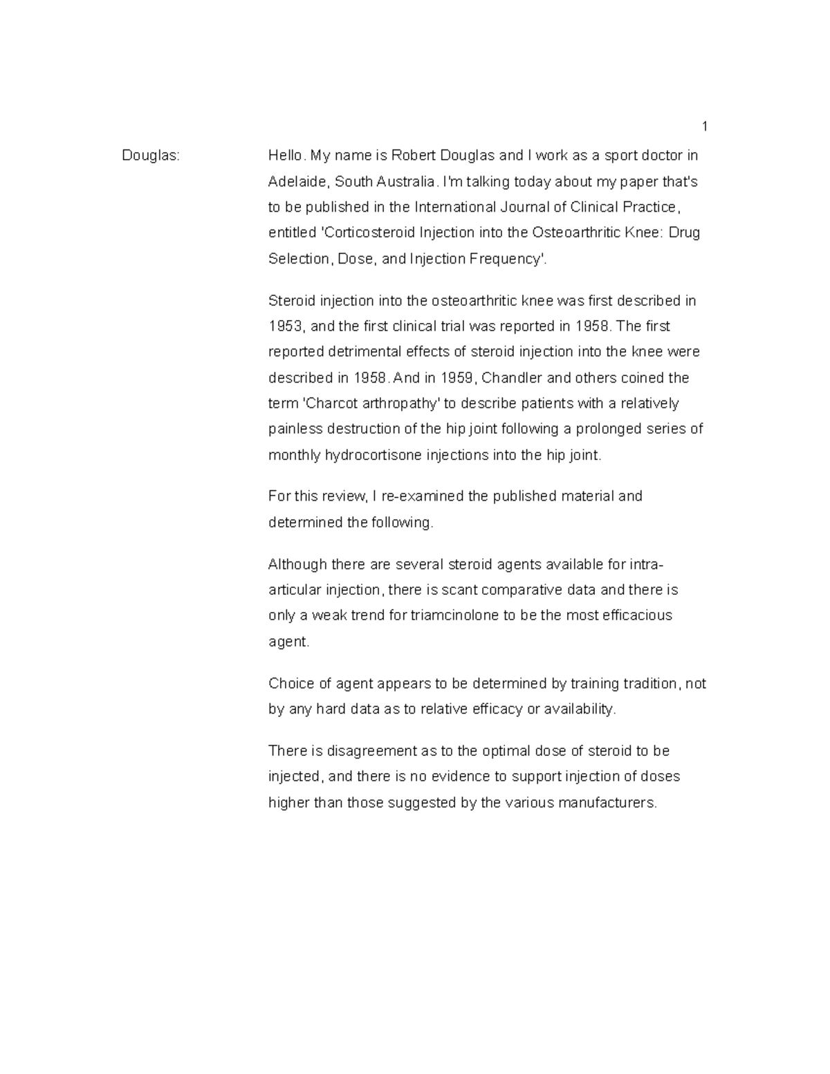 Terminology Sample - Some medical terminologies and procedures. - 1 ...