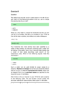 M1 - MATLAB ANSWERS - MATH1052 - Studocu