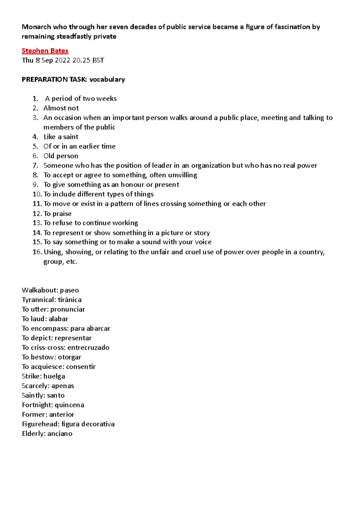 The queen is dead grammar - Monarch who through her seven decades of ...