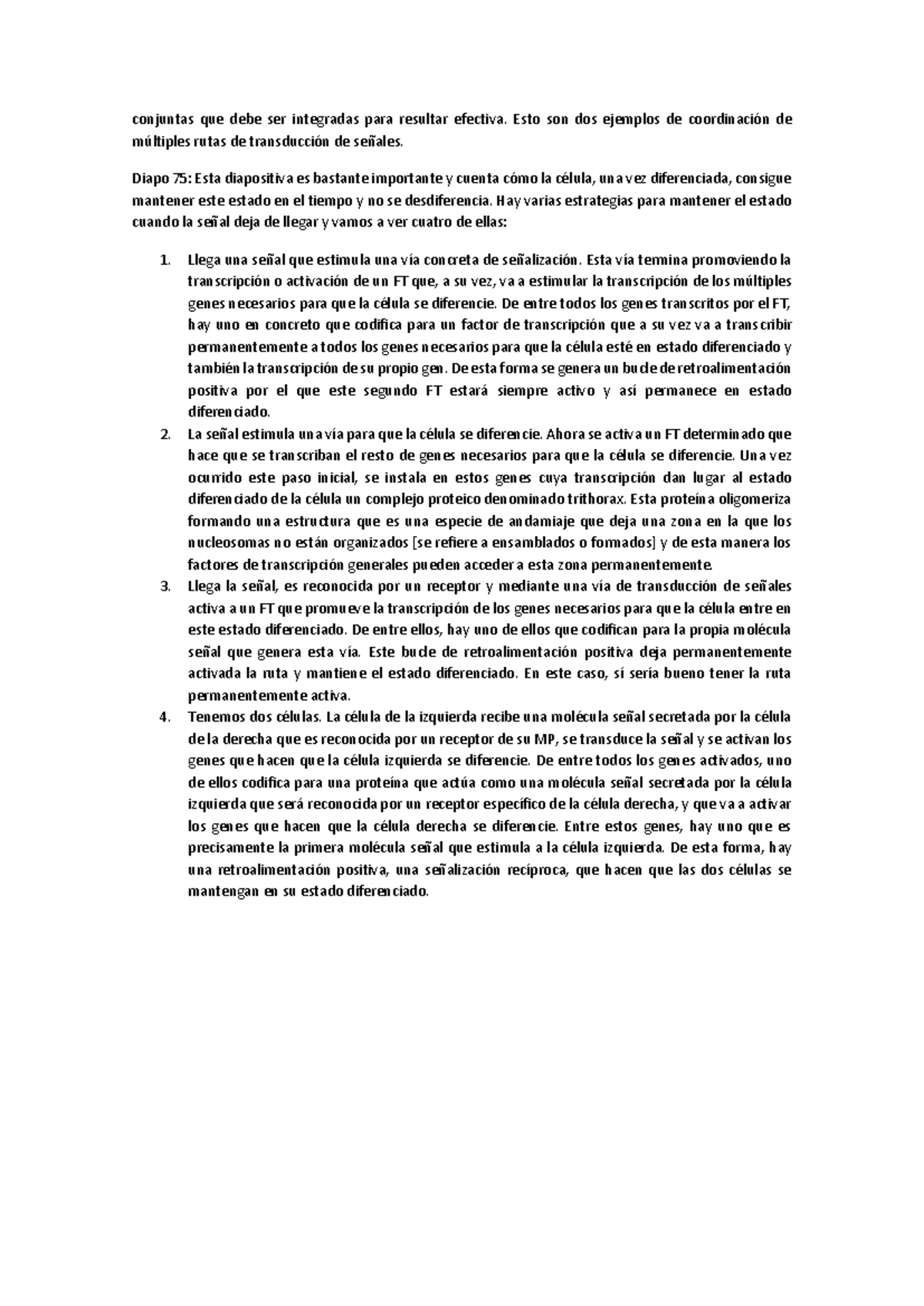 Tema 6 - Diferenciación celular y células madre - Warning: TT: undefined function: 32 Warning ...