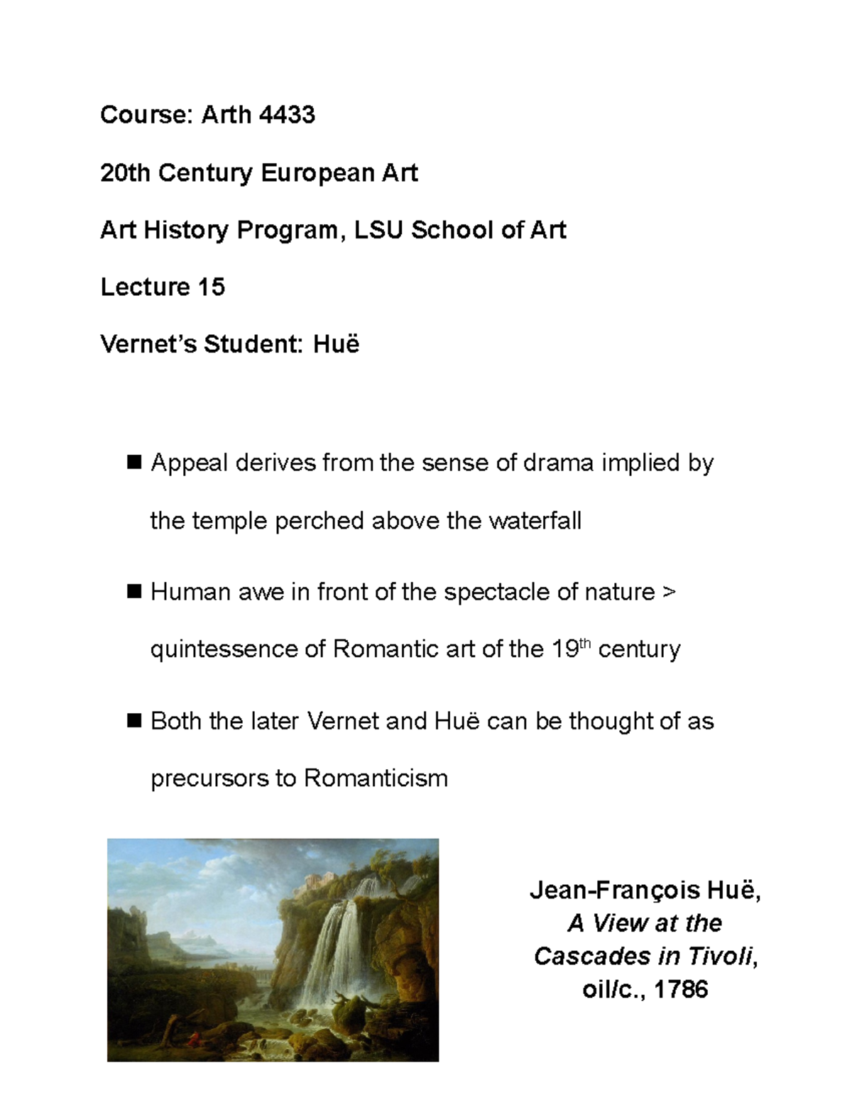 Robert - notes - Course: Arth 4433 20th Century European Art Art ...
