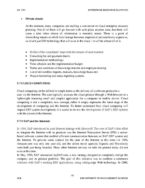UNIT-IV notes - UNIT-IV ERP Implementation Life Cycle ERP ...
