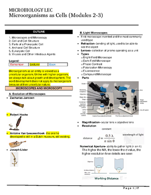 Bacteriology Laboratory Activity Unit 1 - Pre test: A. Pre-Test 1 ...