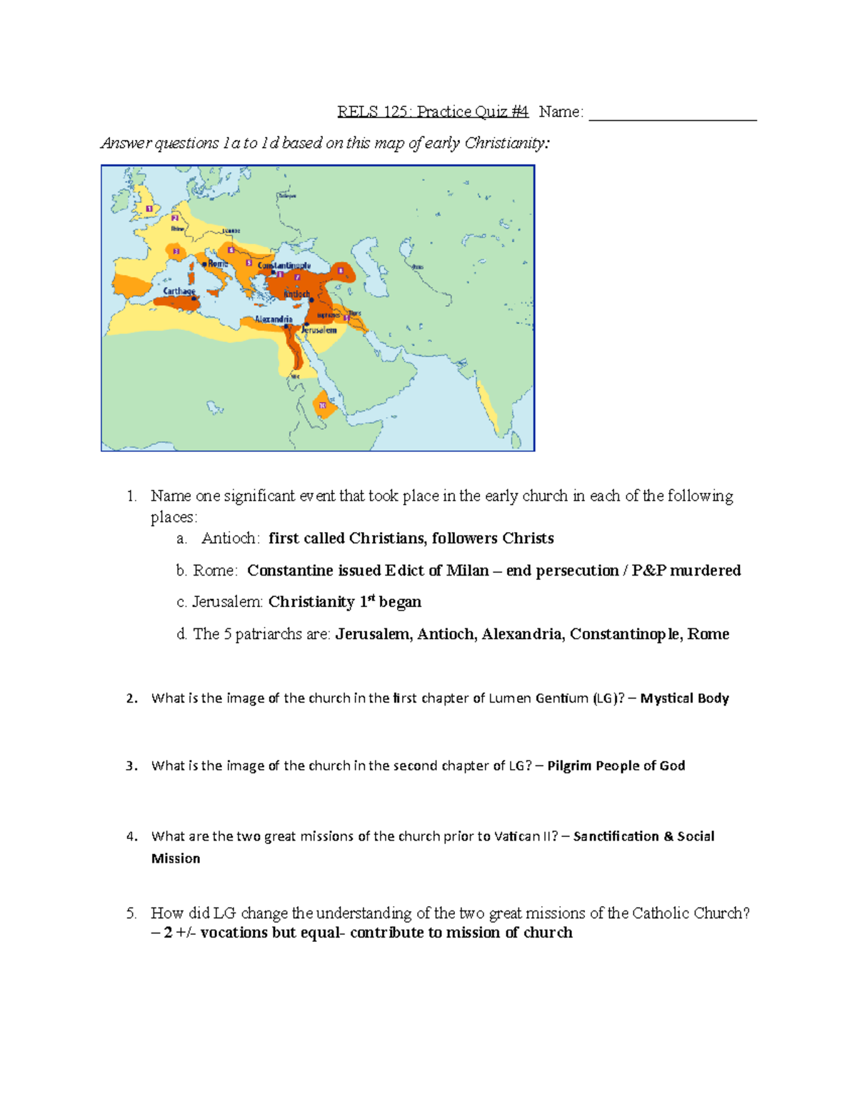 PQuiz #4 - pope - RELS 125: Practice Quiz #4 Name ...