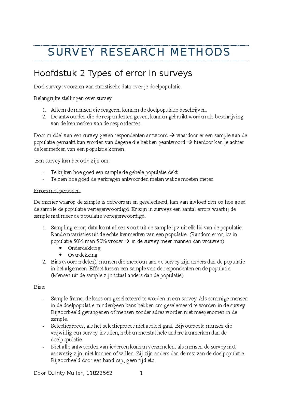 Survey Research methods - S U R V E Y R E S E A R C H M E T H O D S ...