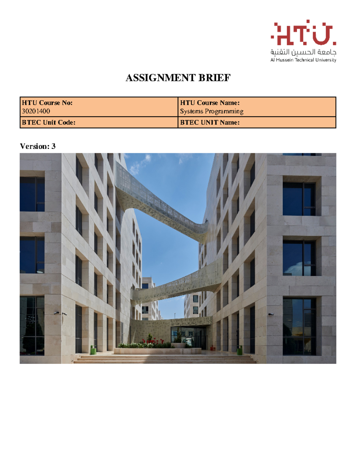 AB Systems Programming Spring 2023-2024 - Spec (1) - ASSIGNMENT BRIEF ...