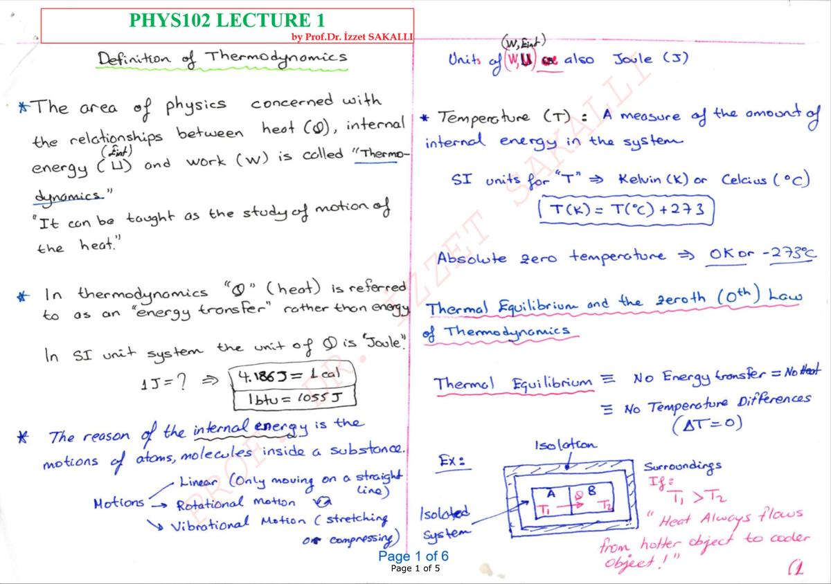 EMU PHYS102 Lecture Notes - Fizik Tedavi Uygulamaları ve Prensipleri-II ...