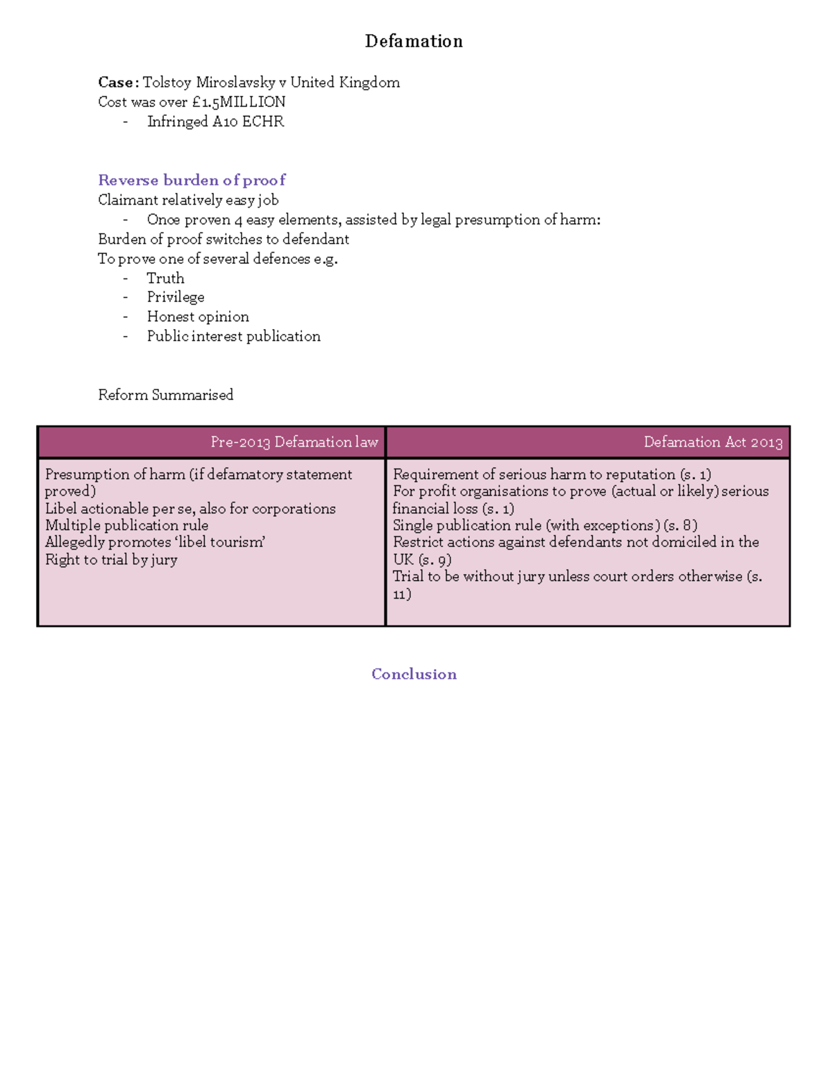 Defamation, Definition, Elements, Considered a defamatory statement ...