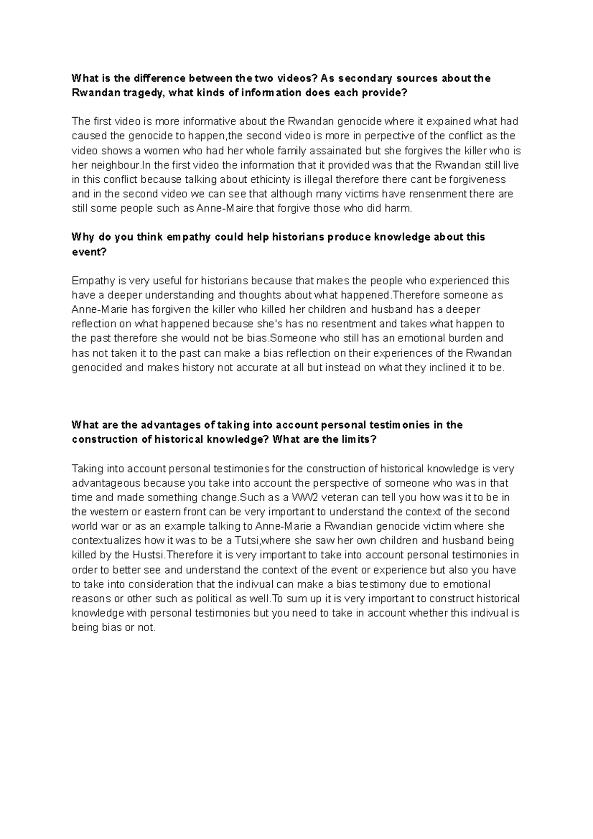 First activity TOK-Aok history - What is the difference between the two ...