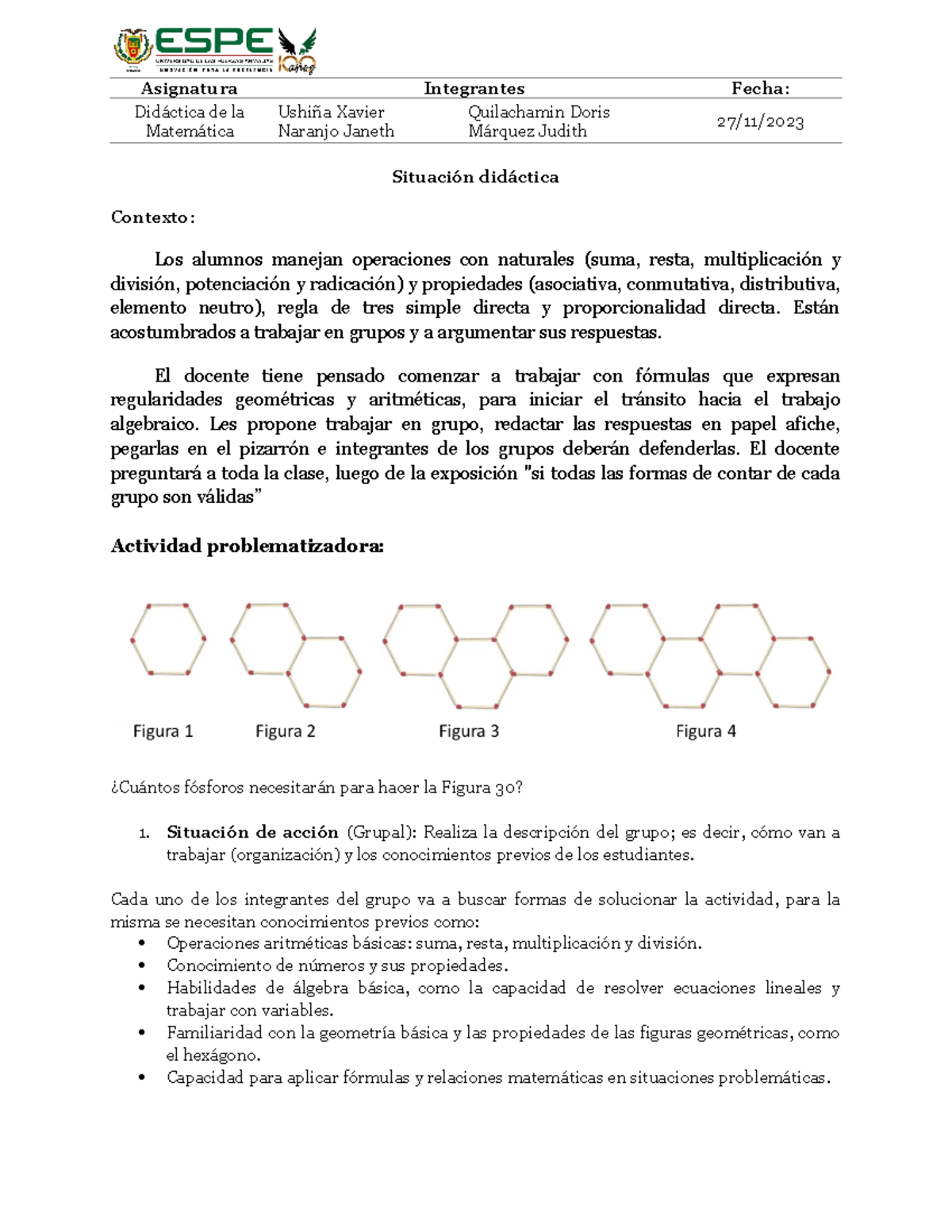 Actividad 2 - DIDACTICA - Didáctica de la Matemática Ushiña Xavier ...