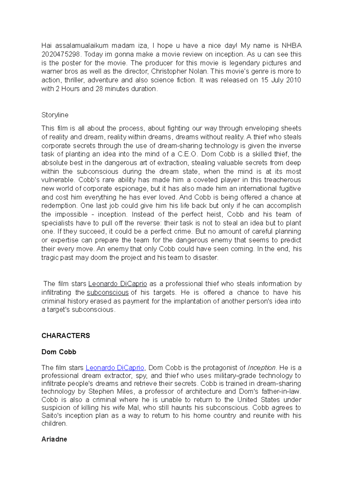 ELC 231 LECTURE NOTES, Script elc, EXERCISEEEEEE - Hai assalamualaikum ...