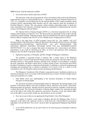 NSTP Module 3- Community Service - NSTP 2: Module 3 Community Service ...