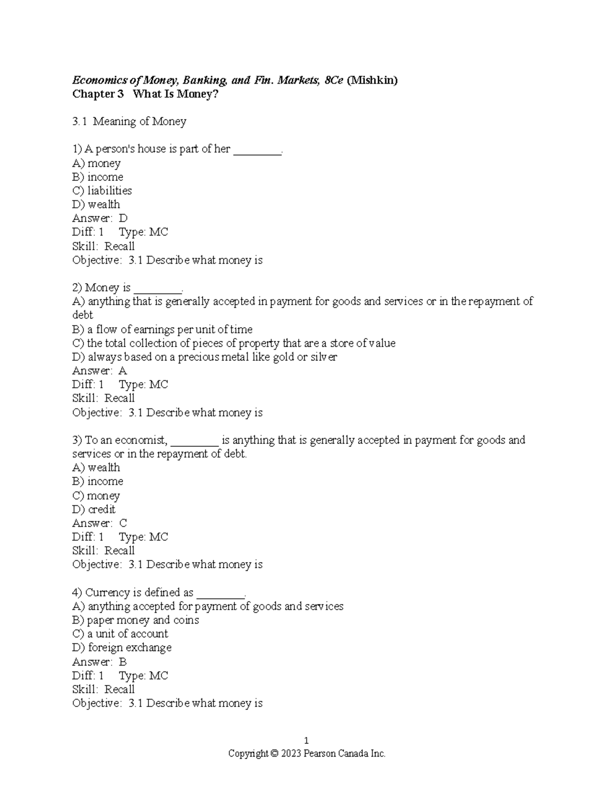 Chapter 3 - very detailed - Economics of Money, Banking, and Fin ...
