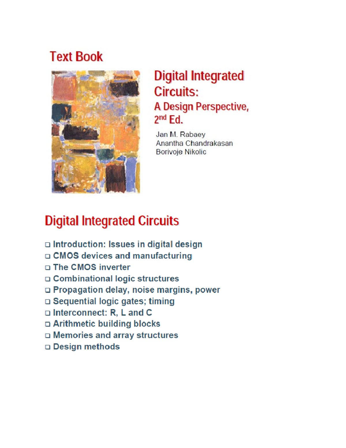 Digital VLSI For VLSI Design - Engineering - Studocu