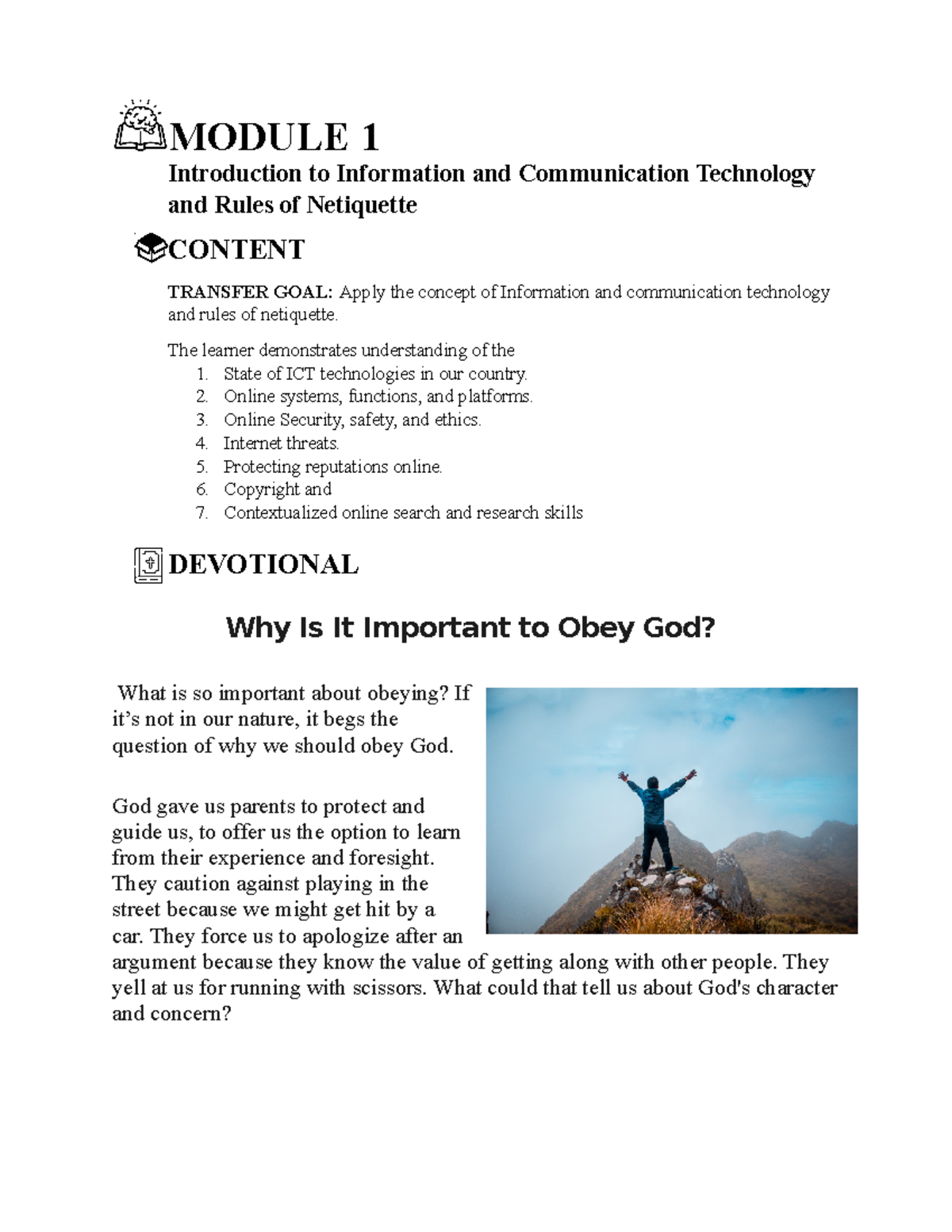 Module 1 Asdas MODULE 1 Introduction To Information And Communication Technology And Rules module-1-asdas-module-1-introduction-to-information-and-communication-technology-and-rules