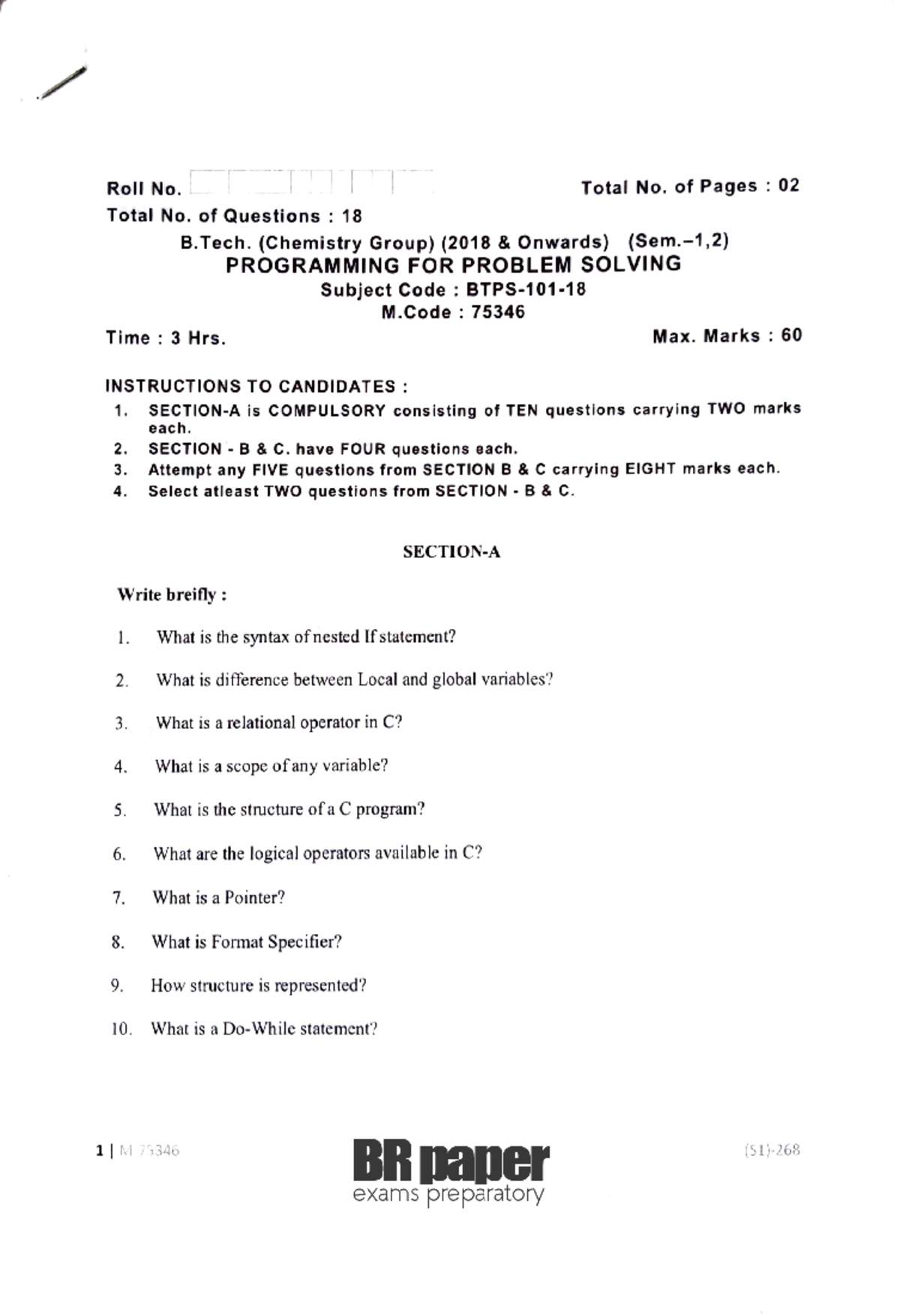 PPS(1st-2nd)May2020 - this is the most important question for aktu exam ...