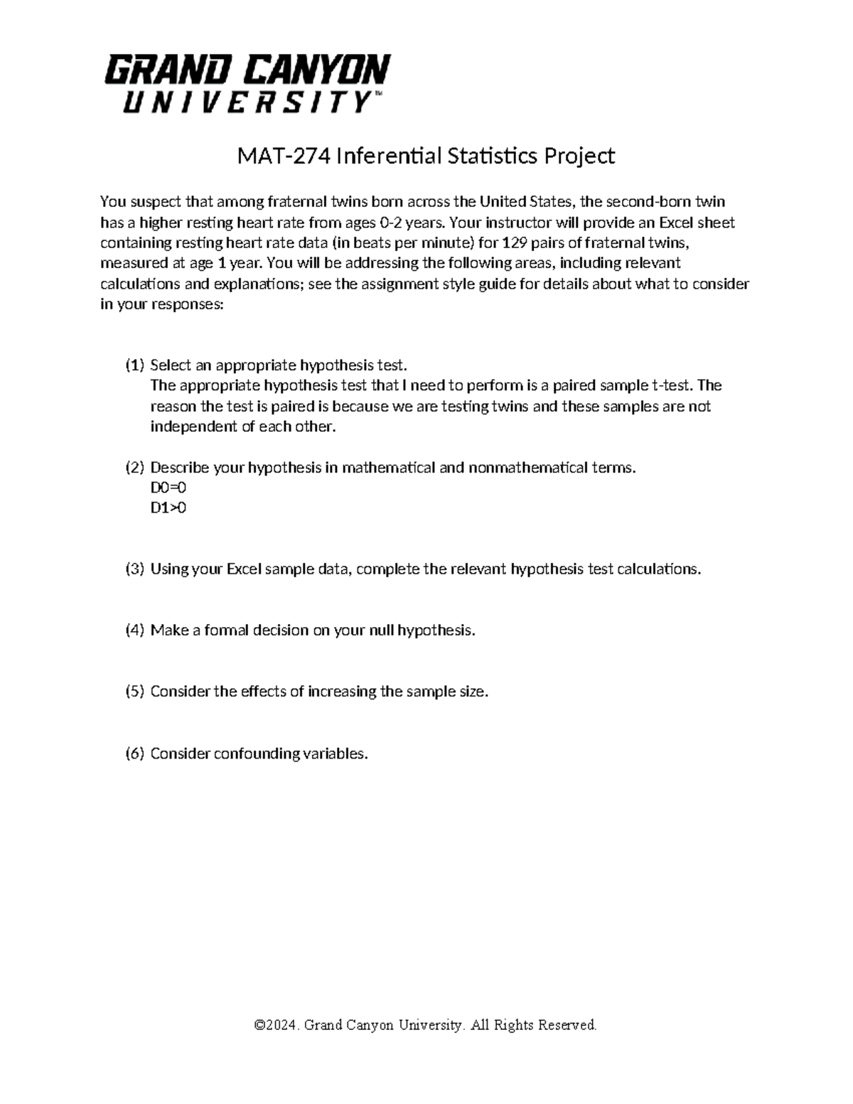 MAT-274-RS-Inferential Statistics Project-FA24 - MAT-274 Inferential ...
