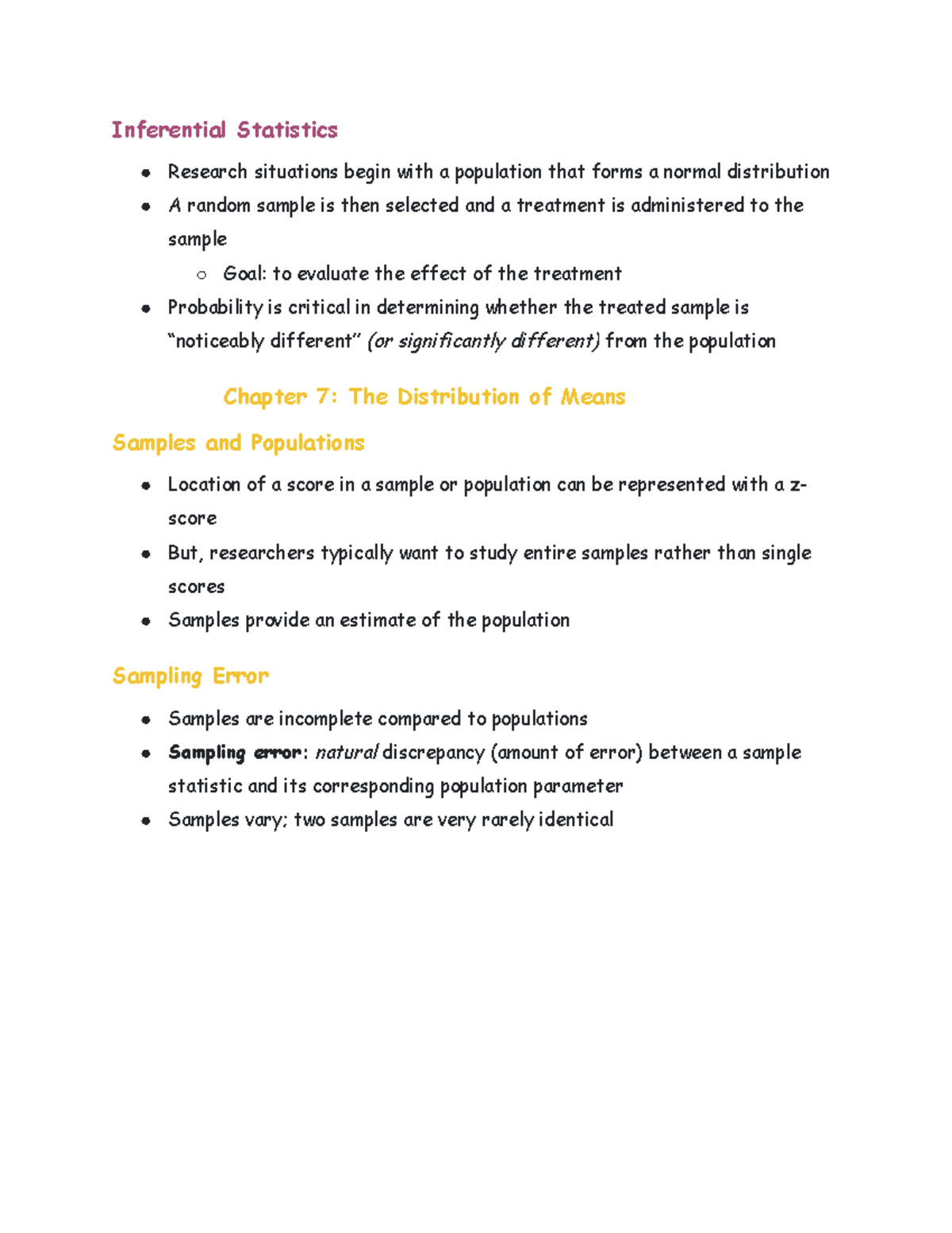 Inferential Statistics - Studocu
