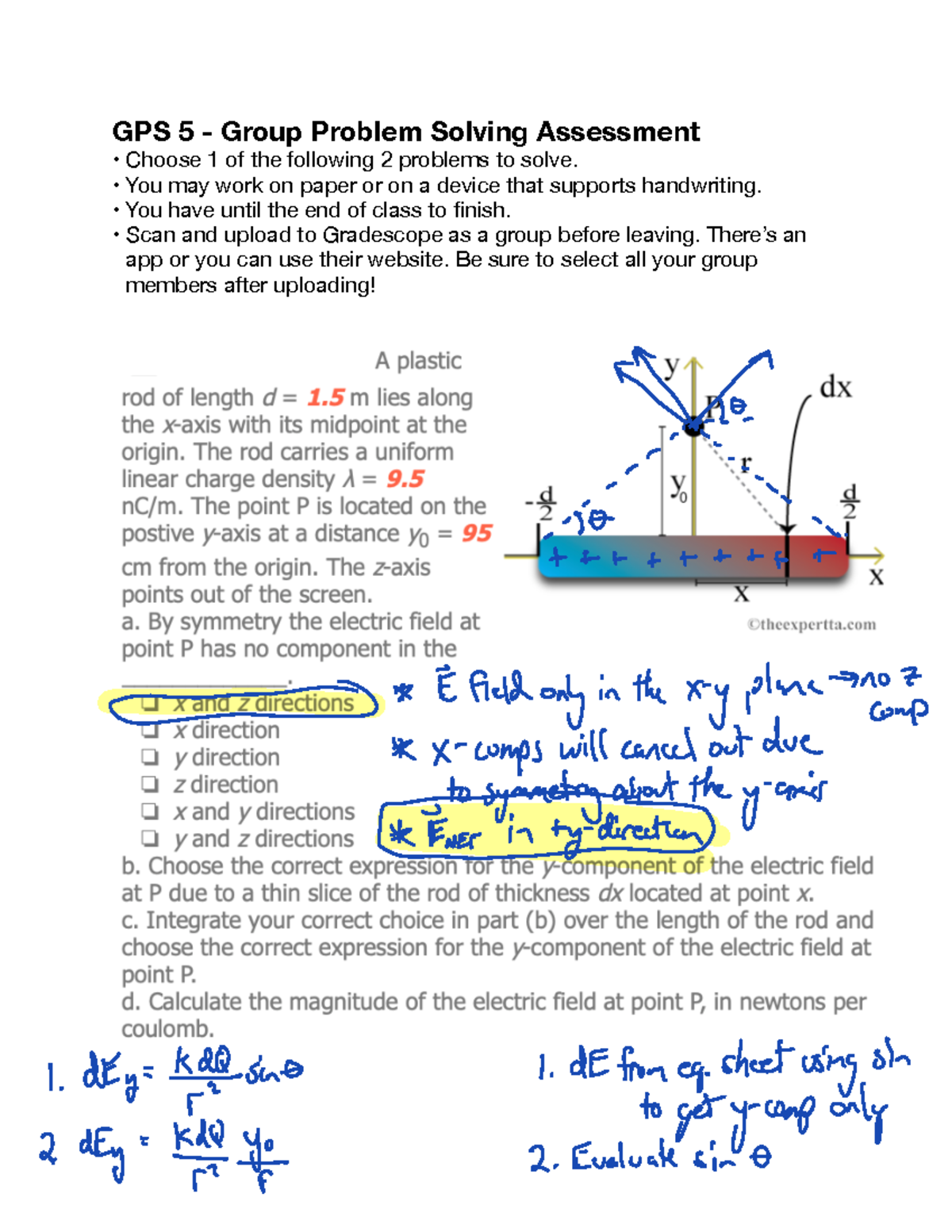 GPS 5 solutions - worksheet - GPS 5 - Group Problem Solving Assessment ...
