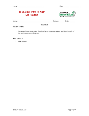 BIOL 2404- Blood Lab - Anatomy and Physiology - BIOL 2404 Intro to A&P ...