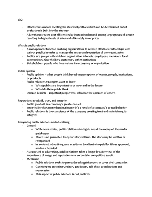 Case study 2 - Introduction to Advertising and Public Relations Spring ...