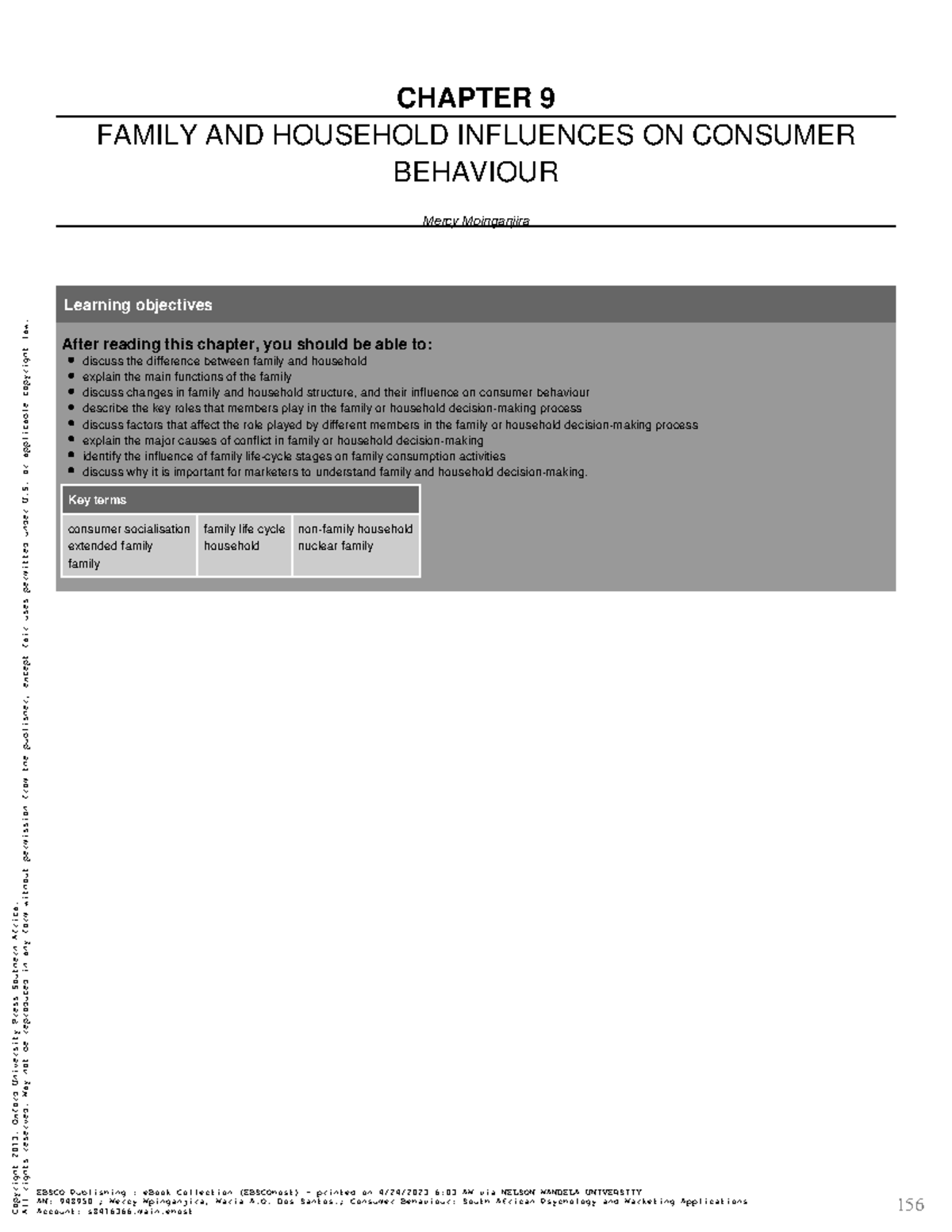 CH 9 -Family and Household - 156 CHAPTER 9 FAMILY AND HOUSEHOLD ...