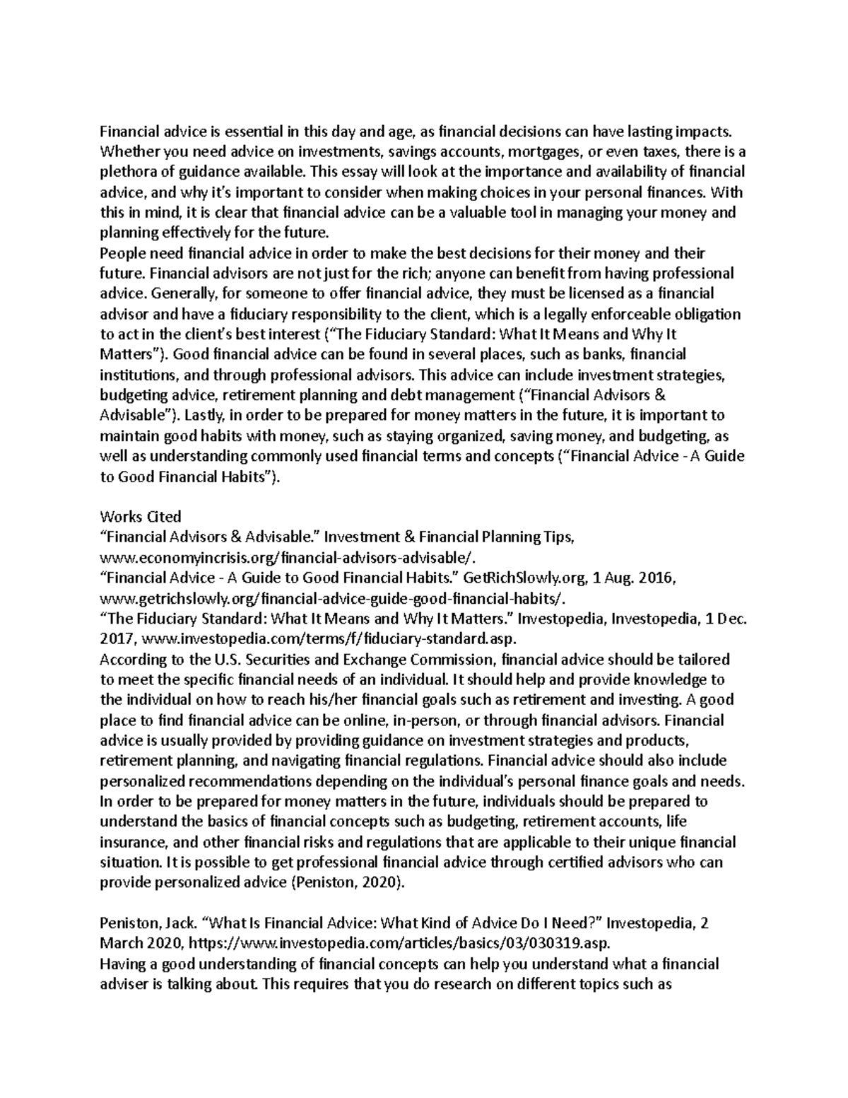 Financial advice - Whether you need advice on investments, savings ...