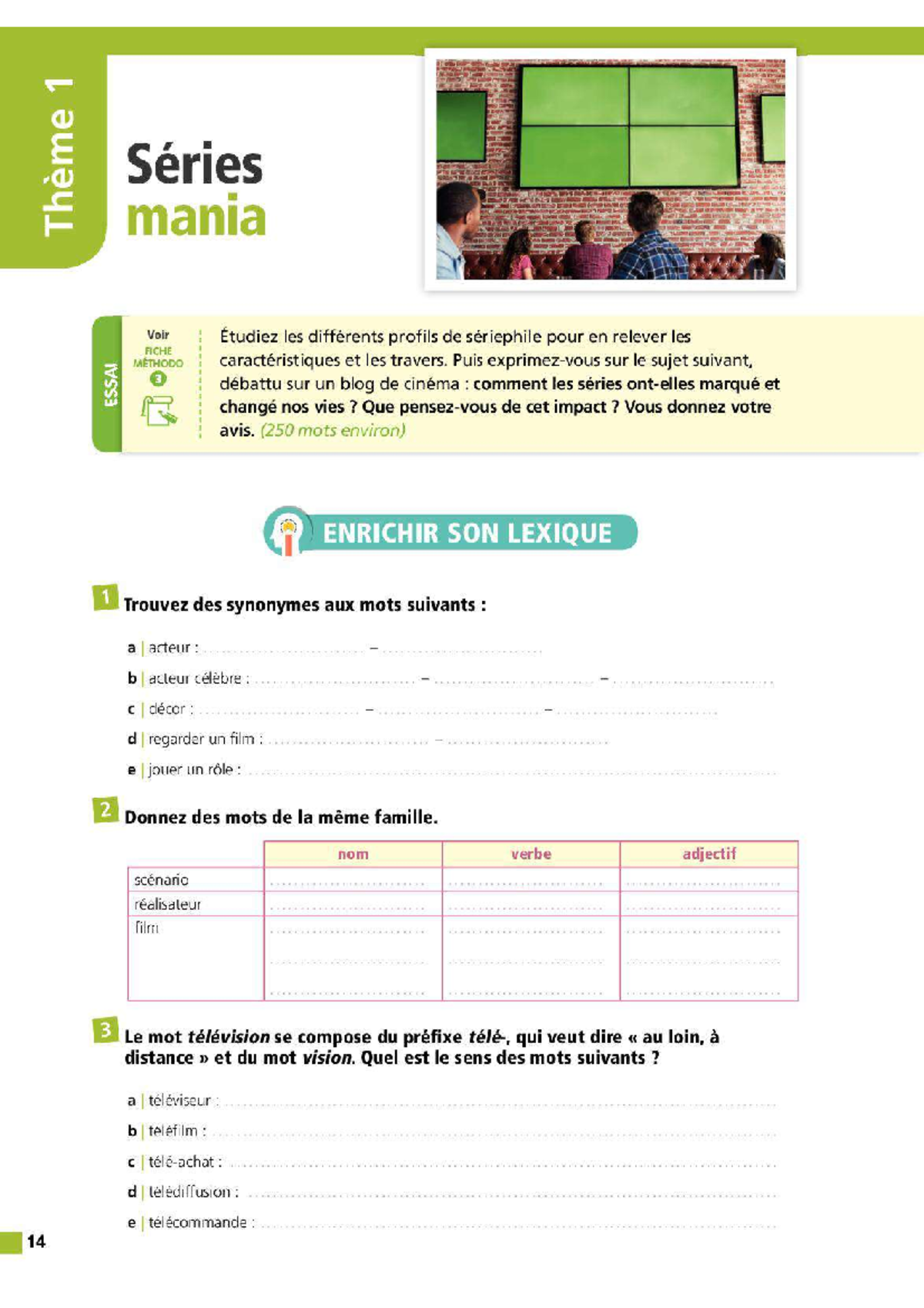 Édito C1 Cahier - Enseñanza y Aprendizaje de la Lengua Francesa en ...
