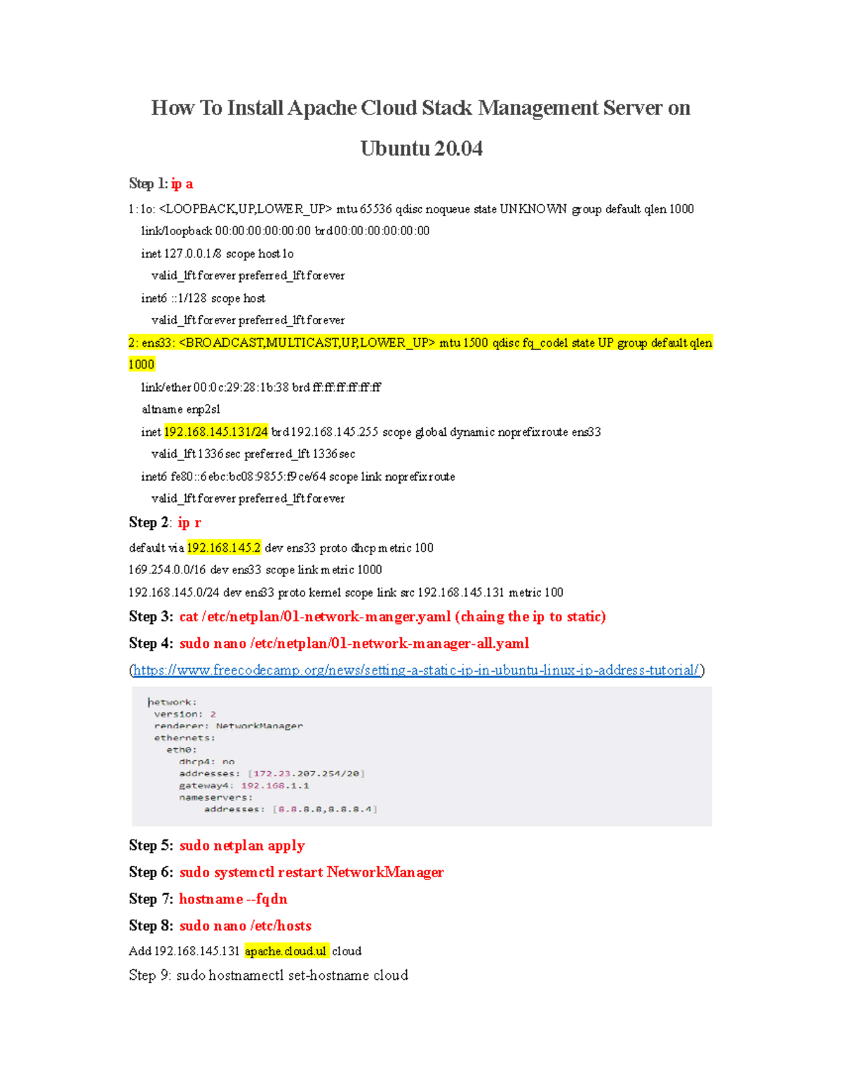 Apache Installation Steps - How To Install Apache Cloud Stack ...