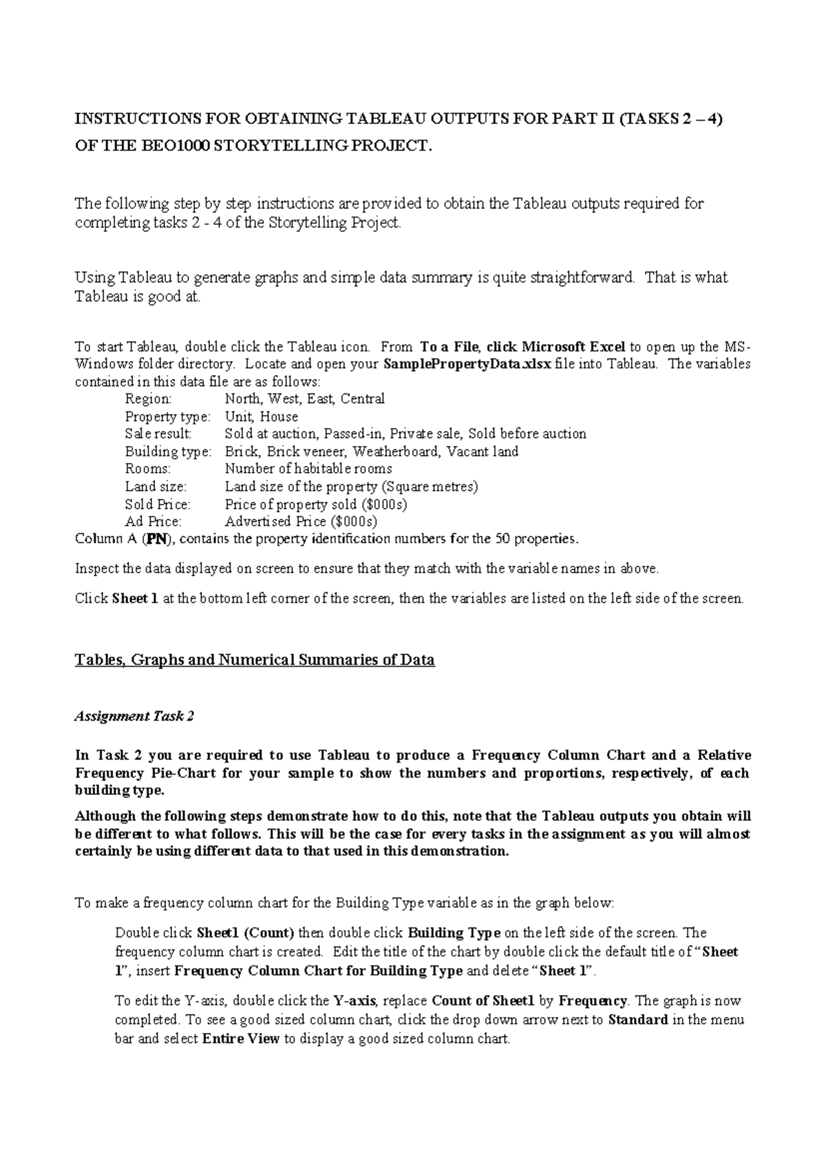 Tableau Instructions for Storytelling Project Part II - INSTRUCTIONS ...