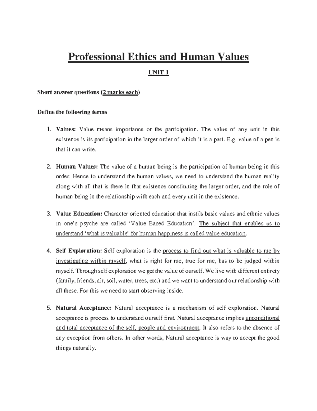 Professional Ethics & Human Values -NMy N3z Zh1pu N7ur DXQp - Dr. NIYATI GARG Professional ...