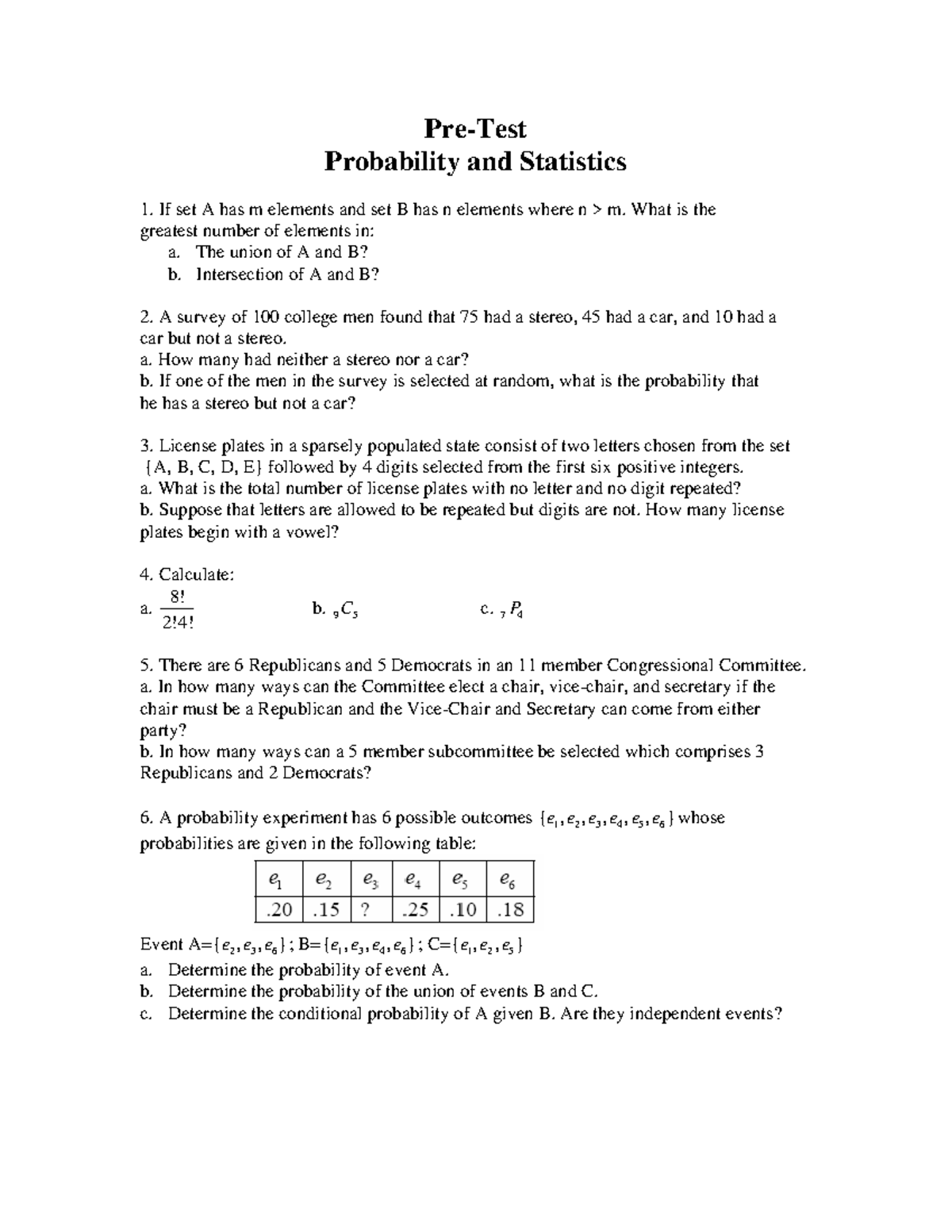 Pretestprob - learning materials - Pre-Test Probability and Statistics ...