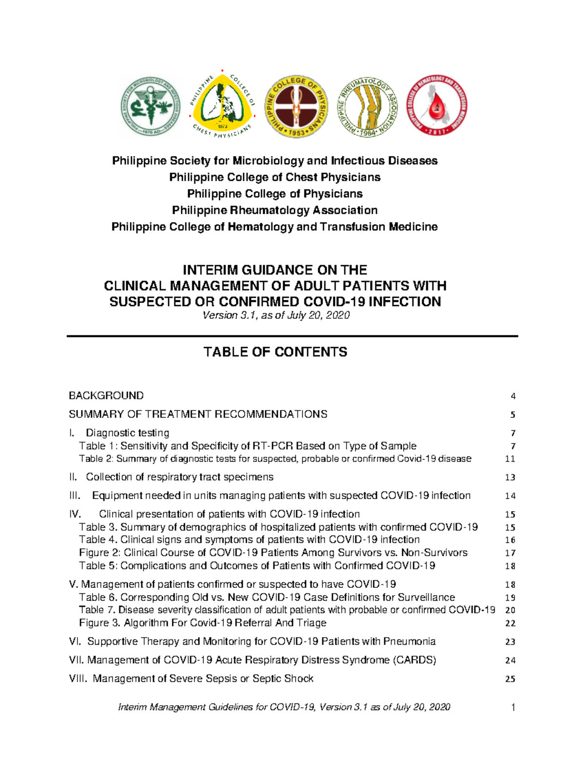 Final PCP Psmid PCCP Covid 19 Guidelines 20July2020b 1 - Philippine ...
