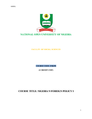 Law - NOUN Int law lecture notes - 1 UNDERSTANDING INTERNATIONAL LAW ...