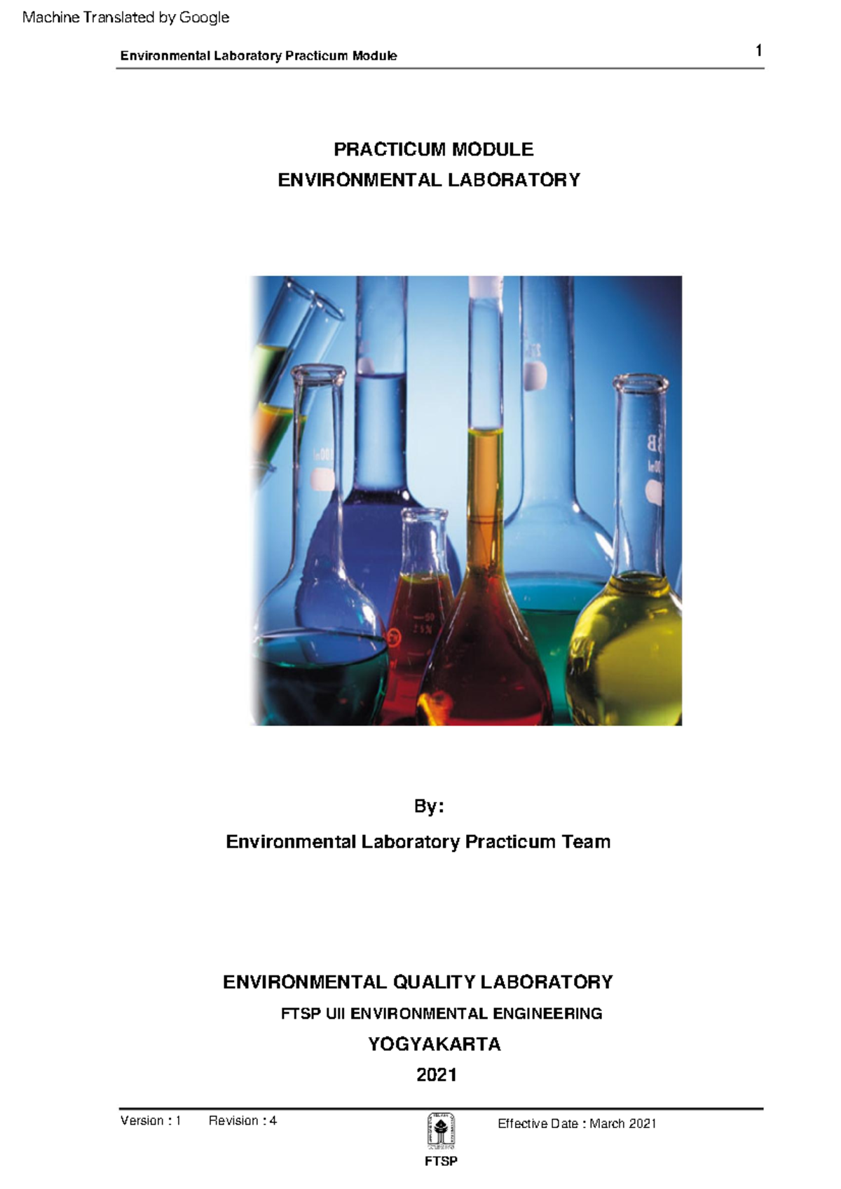 Modul lablingk 2021 (english) - Environmental Laboratory Practicum ...