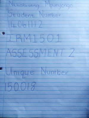 Test 1 2023 Memo - Past paper memo - Department of Electrical and ...