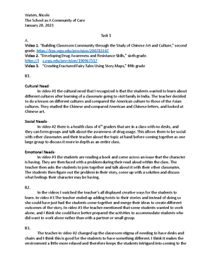 D090 TASK 3 - Task 3 for D090 - D090 - WGU - Studocu