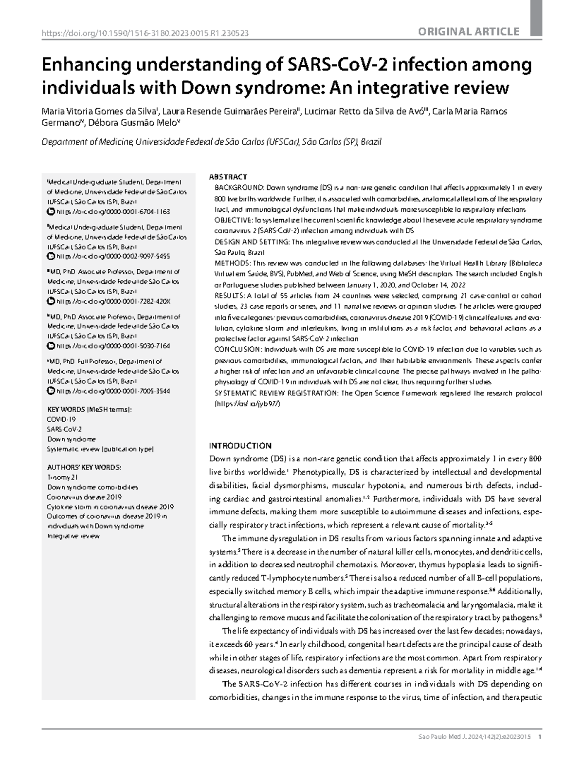 Enhancing understanding of SARS-Co V-2 infection among - doi/10.1590 ...