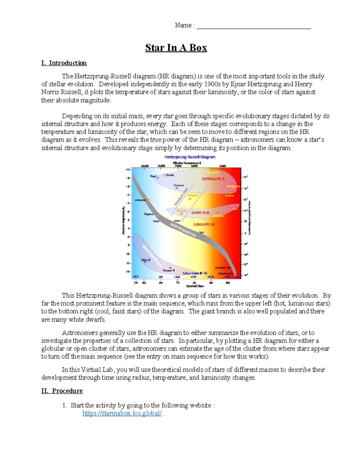 Star in a box 1 - Lalalalala - Name ...