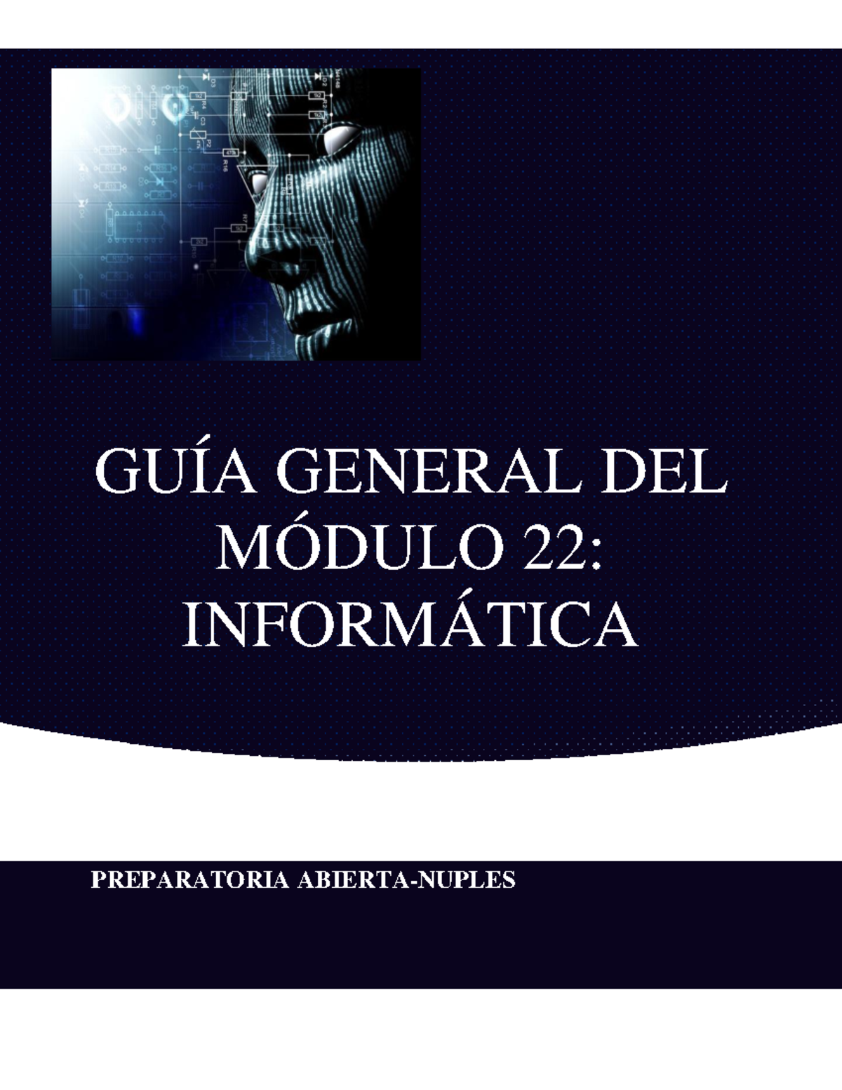 M22 - MODULO 8 - GUÍA GENERAL DEL MÓDULO 22: INFORMÁTICA PREPARATORIA ...