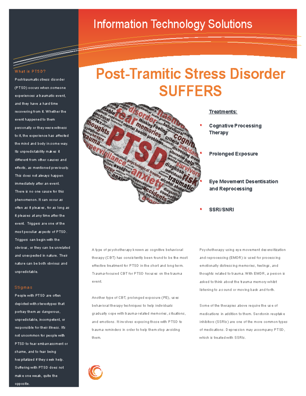 PTSD flyer - Psychotherapy using eye movement desensitization and ...