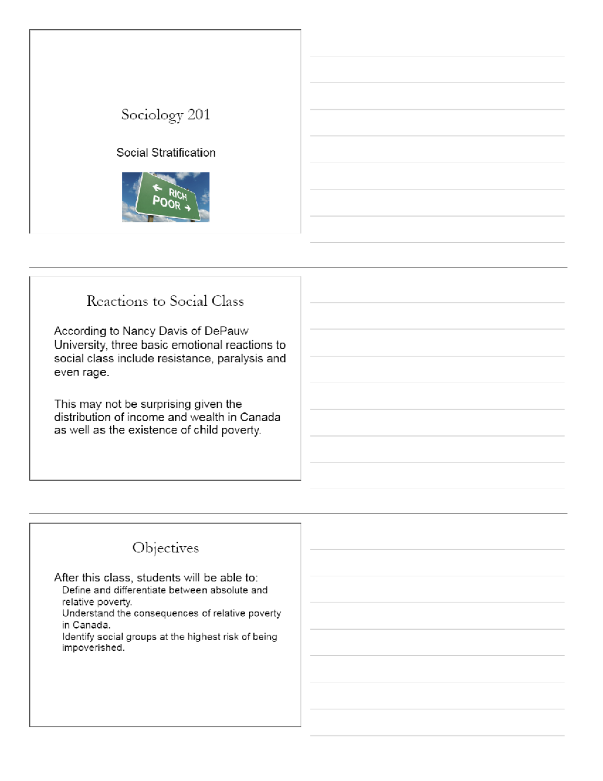 Social stratification - SOCI 201 L02 - (Fall 2022) - Introduction To ...