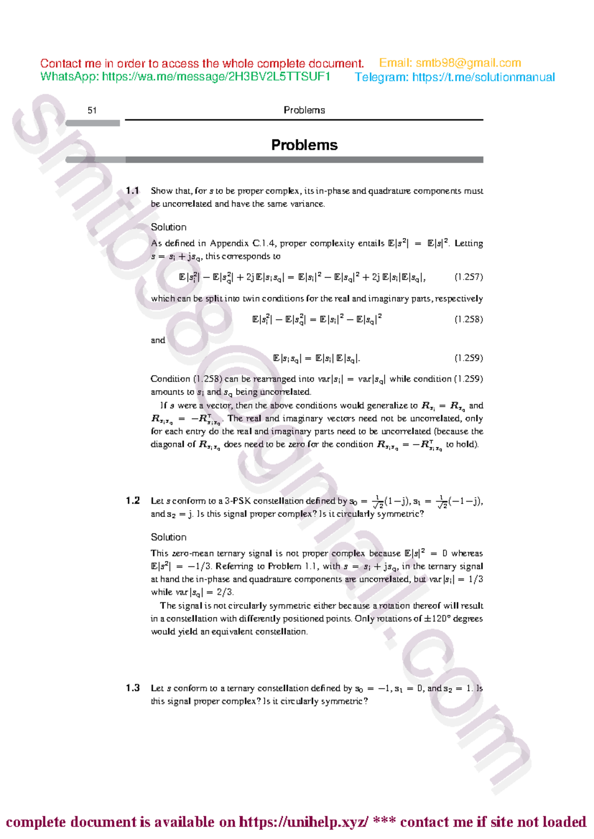 Solution Manual for MIMO Communication by Heath & Angel Lozano - 51 ...