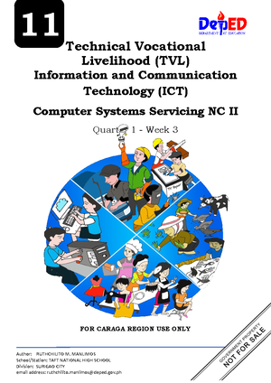 CSS11 Q3 Wk1 - computer system servicing - Control No ...