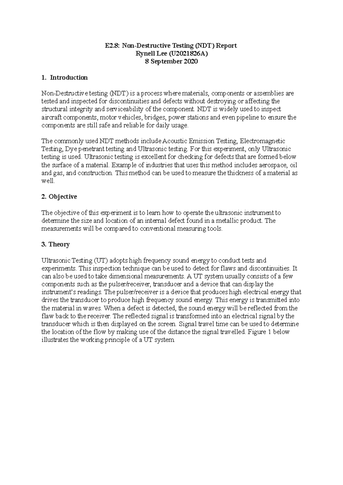 EX2.8 Report - E2: Non-Destructive Testing (NDT) Report Rynell Lee ...