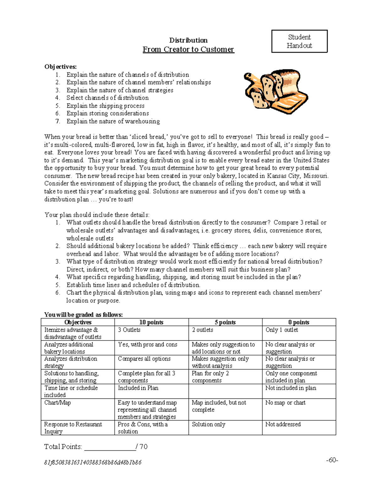 MP 6 From Creator to Customer Student Activity - Distribution From ...